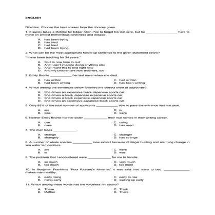 GenEd ProfEd LET reviewer | PDF