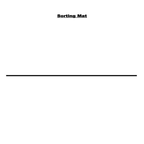 Sorting Mat | DOC