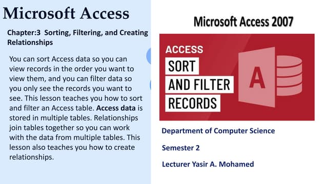 Sorting, Filtering, and Creating Relationships.pptx Sorting, Filtering, and Creating Relationships.pptx