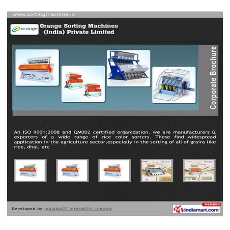 Orange Sorting Machines (India) Private Limited, Coimbatore, Sorting ...