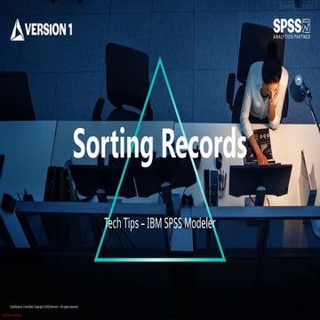 Sorting Records In Ibm Spss Modeler Pptx