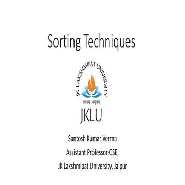 Sorting Tech Comparision Ppt 6975