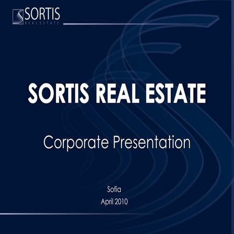Sortis Re Presentation 20100428 En | PDF