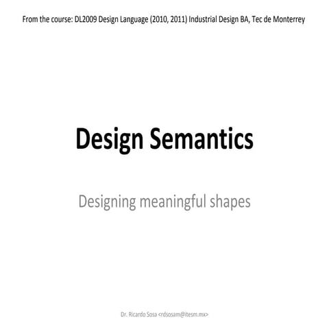 Sosa design semantics | PPT