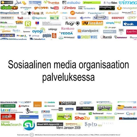 Sosiaalinen Media Organisaatioille | PPT