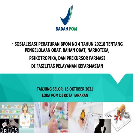 Sosialiasi PER BPOM NO 4 TH 2018 dan Cek KLIK_Loka POM TRK.pptx