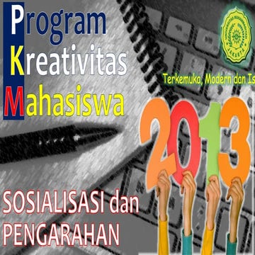 Materi PKM atau Program Kreativitas Mahasiswa | PPTX