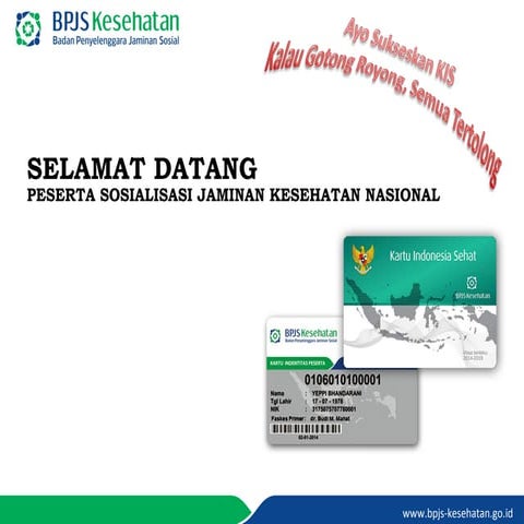 Sosialisasi Bpjs Kesehatan 2015 COB ppu | PPT