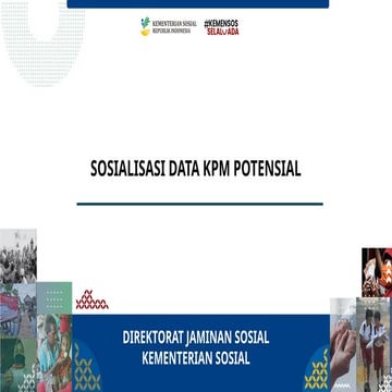 SOSIALISASI DATA KPM POTENSIAL.fixxxxxxx | PPT