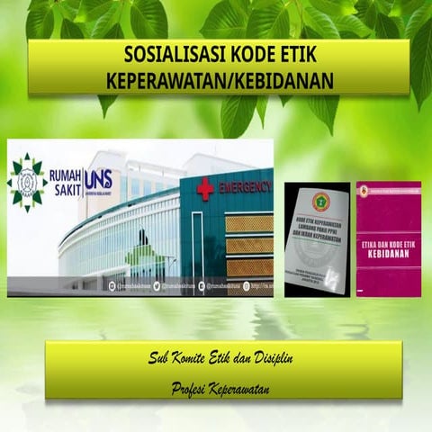 SOSIALISASI KODE ETIK PERAWAT Rumah Sakit.pptx