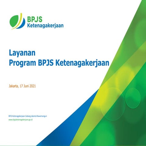 Sosialisasi layanan program bpjs tk kemendes 160621 | PDF