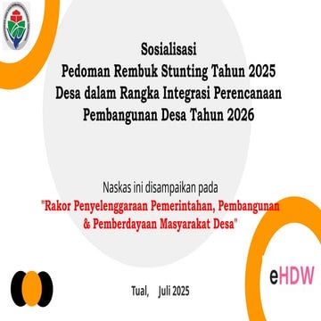 Sosialisasi Pedoman Rembuk Stunting 2025.pptx