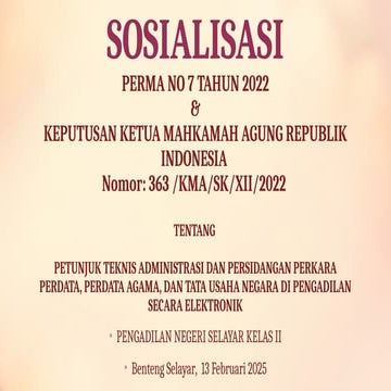 SOSIALISASI PERMA NO 7 TAHUN 2022 DAN SK KMA 363.pptx