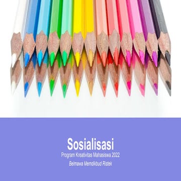 Sosialisasi Program Kreativitas Mahasiswa (PKM) 2026: Panduan, Tema ...