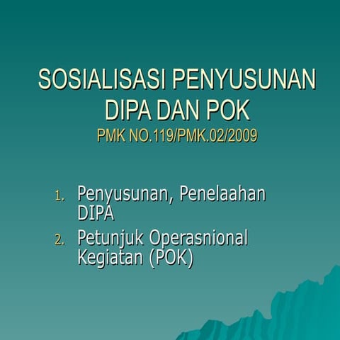 S O S I A L I S A S I P M K 119 | PPT