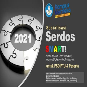 Sosialisasi Serdos 2021 PSD PTU | PPT