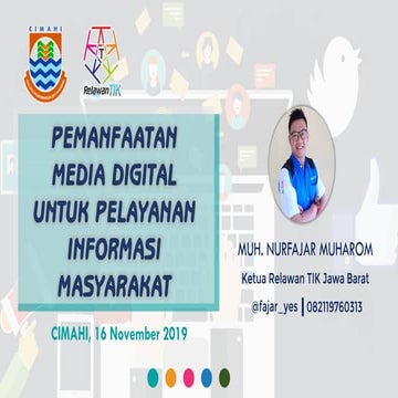 Media Digital Untuk Pelayanan Informasi Masyarakat | PPT