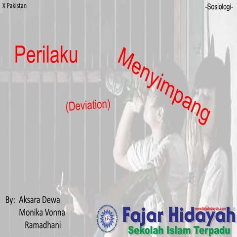 Perilaku menyimpang | PPTX