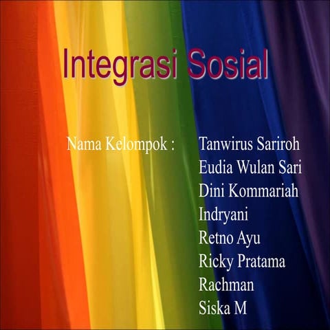 Integrasi Sosial | PPT