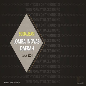 sosialisasi lomba inovasi daerah tahun 2024 kementrian kesehatan republik indonesia | PPT