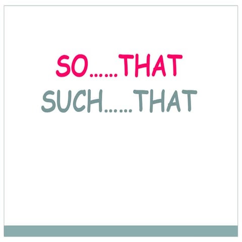 MATERI SUCH THAT AND SO THAT ppt kls xii | PPT