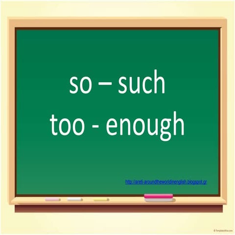 so such that used to make in a sentence.ppt