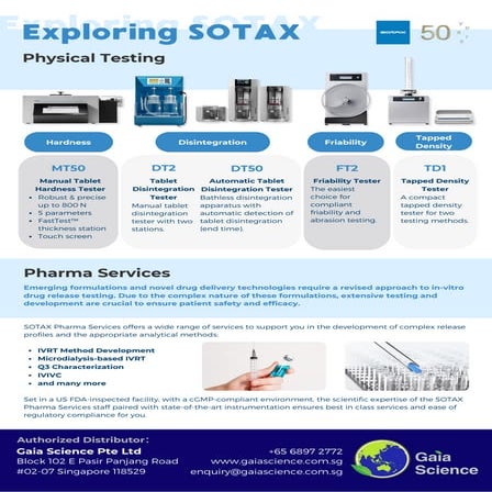 SOTAX Pharmaceutical Testing System in Singapore | PDF | Computing ...
