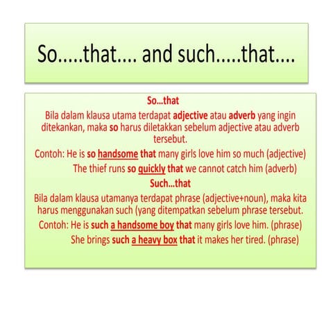So that and such that xii | PPT