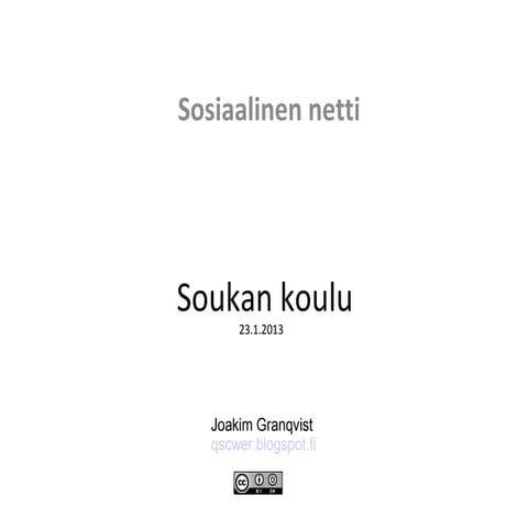 Soukan koulu | PPT