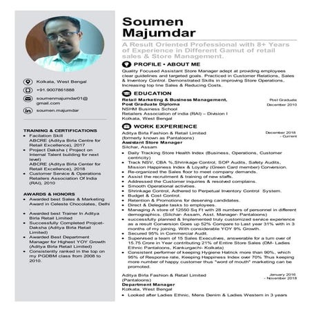 Soumenf Majumdar Resume | PDF