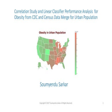 Obesity Correlation Study and Linear Classifier Performance Analysis ...