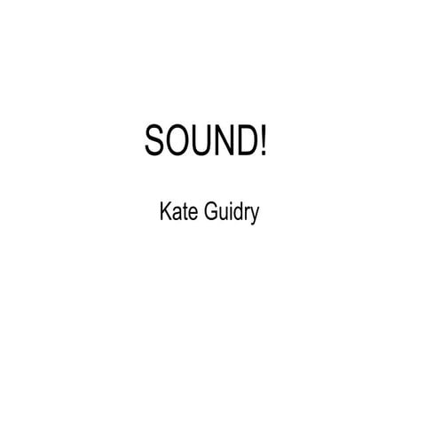 Sound | PPT