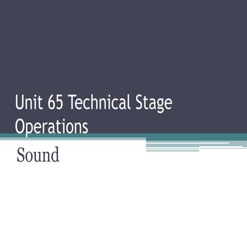 Audio Essentials | PPTX