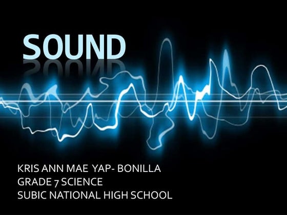 Sound (Physics) - Grade 7 | PPT | Digital Audio | Computer Software and ...