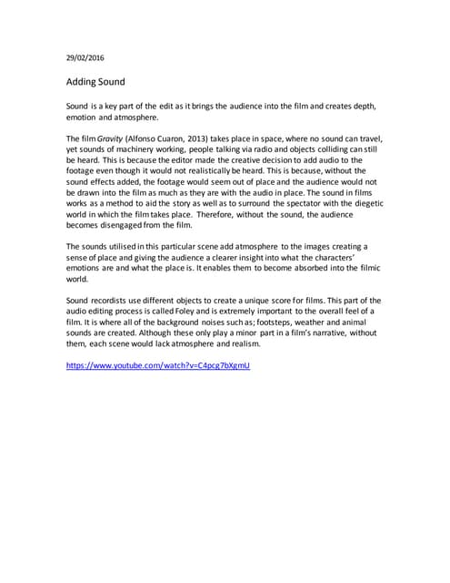 Film Openings Research | PPTX