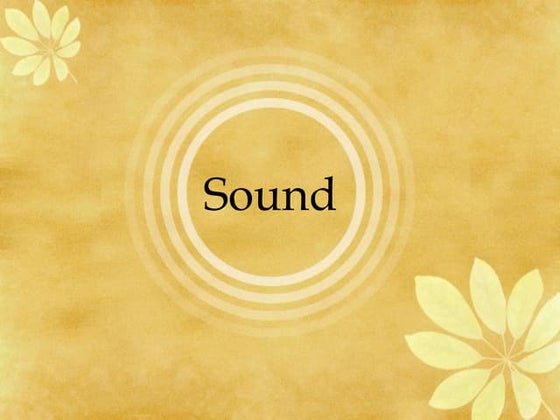Properties of Sound | PPT