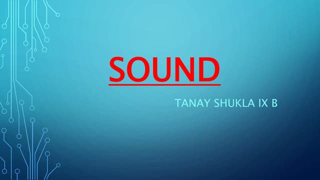 Sound Sound physics Sound physics Sound physics physics.pptx | Digital ...