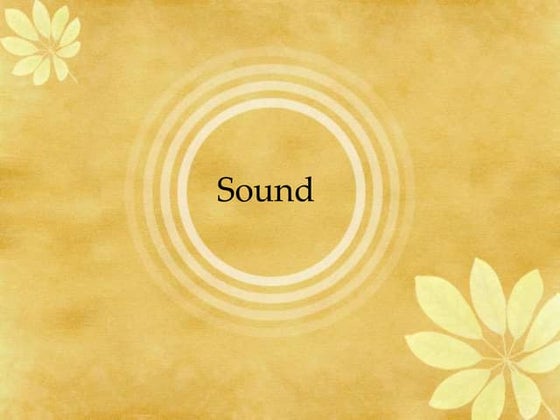 Sounds all around us ( Class 5 ) | PDF