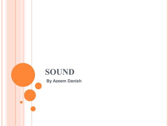 Intro to Film: Sound and Music | PPT