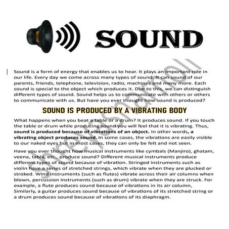 Sound chapter 12 class-8 | PDF