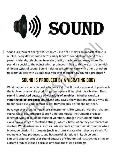 class 8 sound | PPT