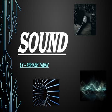 SCIENCE CHAPETR - SOUND FOR GRADE 9 STUDENTS | PPTX