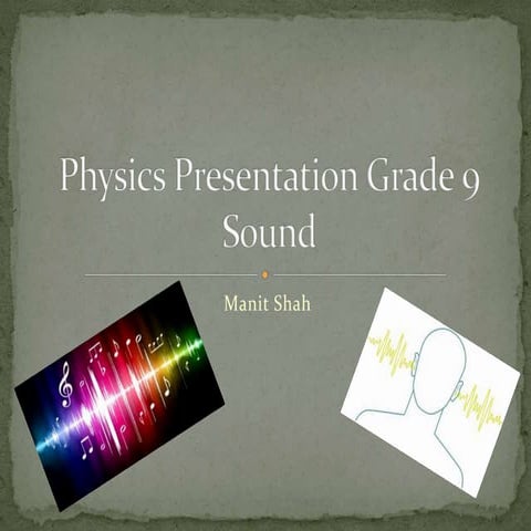 The methodology of propagation of sound waves | PPT