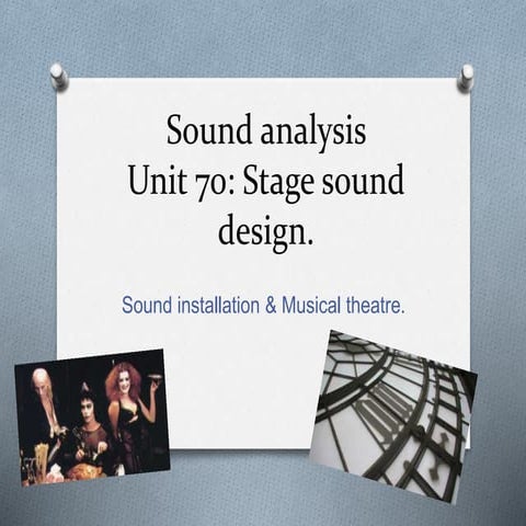 Sound analysis | PPT