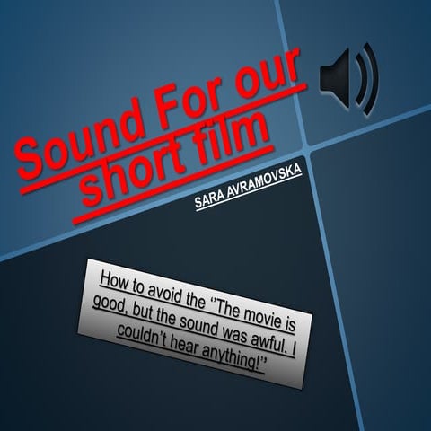 Sound effects | PPTX