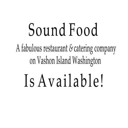 Sound food 1 | PPT