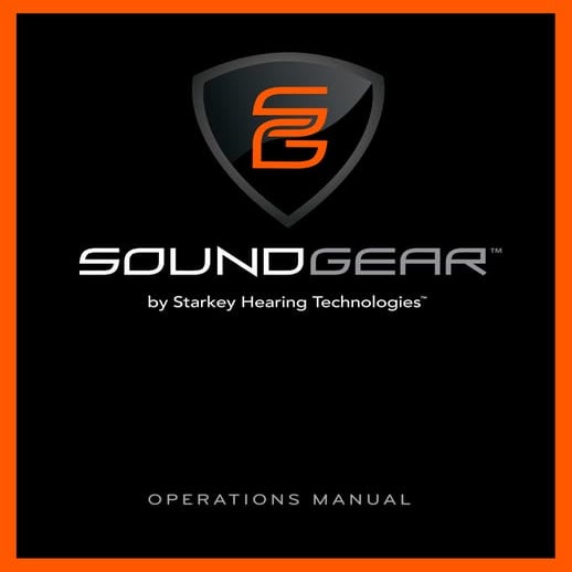 SoundGear hearing protection operations manual | PDF