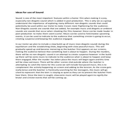 The Role of Music in Creating Suspense - Analysing Horror Film Scores | PDF