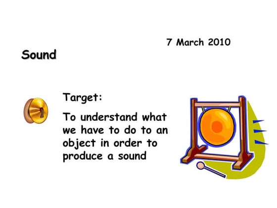 Grade 4 science sound unit | PDF