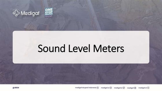 How to use a Digital sound level meter ? | PPT